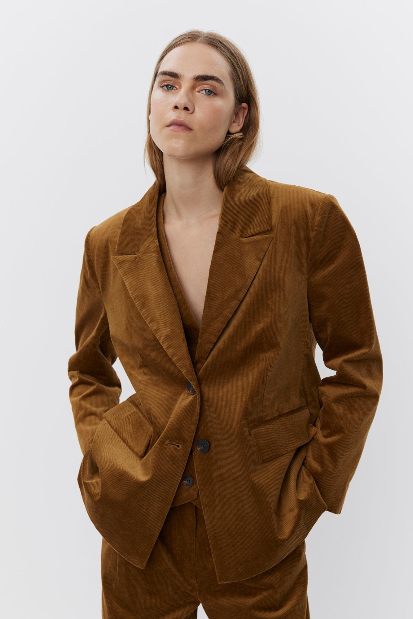 Cord Blazer in Mustard – beo